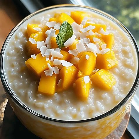 Mango Coconut Rice Pudding Recipe Recipe Whisper