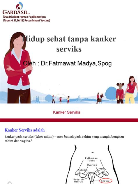 Rmc Presentasi Ca Cerviks Dan Pencegahan Msd Gardasil Mks Oleh Dr Fatmawati Madya Spog Pdf