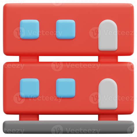 Modular Building 3d Render Icon Illustration 21615193 Png