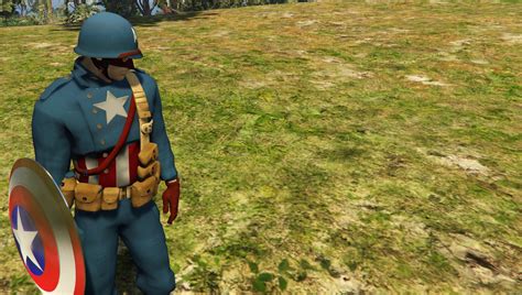 Captain America Ww1 [addon Ped] Gta 5 Mod