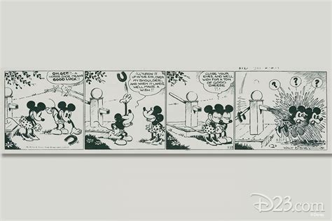 Gallery Celebrate 90 Years Of The Mickey Mouse Comic Strip D23