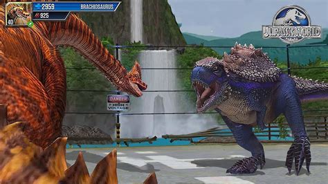 Brachiosaurus Max Level 40 Vs Glythronax Jurassic Battle Jurassic