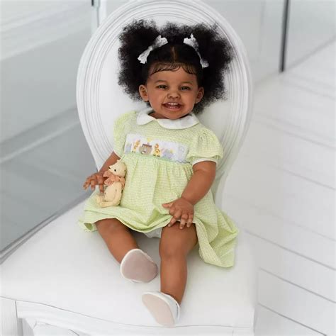 Wamdoll 24inches Sweet Smiling Rooted Curly Hair Lifelike