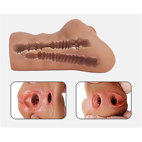 Masturbator 2 In 1 Realistic Sex Normal Sex Anal Material Tpe Textura 3d Fara Alergeni