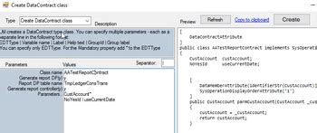 Addin To Generate Data Provider And Controller Class In X Denis Trunin S X Programming Blog