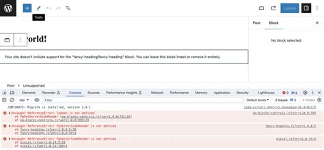 How To Prevent WordPress Breaking The Editing Of All Pinegrow Blocks Pinegrow Web Editor