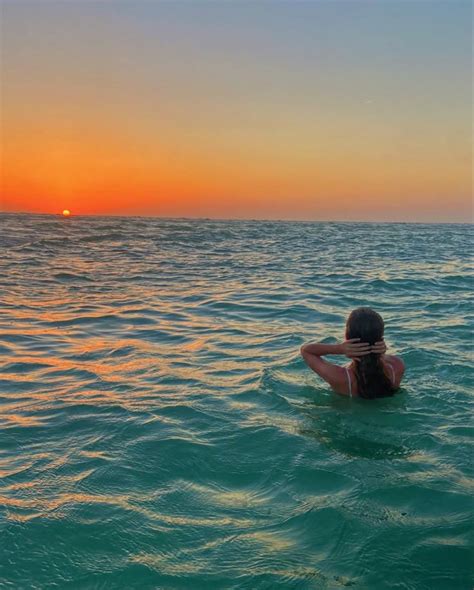 Summer Beach Sunset Photo
