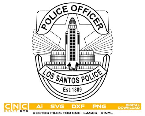 Los Santos Police Department Badge