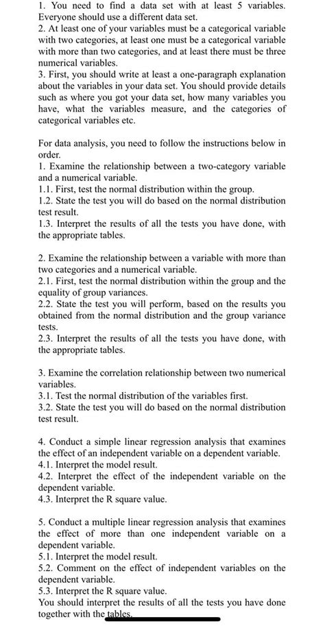 Solved You Need To Find A Data Set With At Least 5