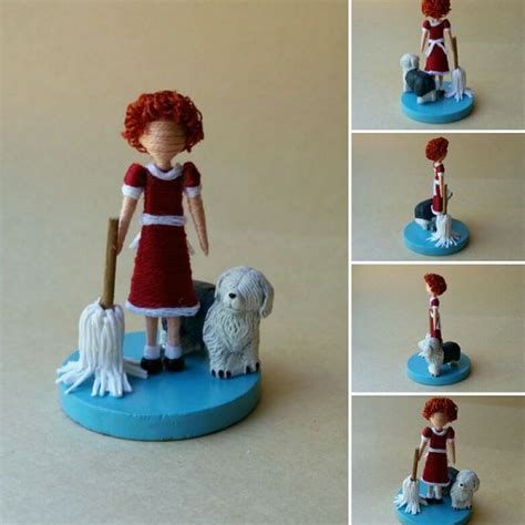 Two And A Half Inches Tall Annie Toothpick Doll Diy Doll Pin Doll Dolls