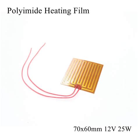 5v 12v 24v Pi Heating Film Plate Polyimide Heating Electric Heated Panel Pad Mat Electrotherma