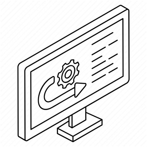 Software Developing Coding Settings Lcd Programming Icon