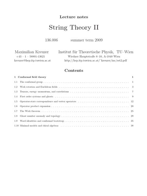 String Theory Ii Pdf