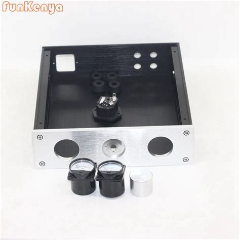 Amplifier Chassis Psu Aluminum Housing With Dual Meters Dac Decoder