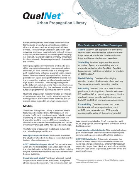 PDF Urban Propagation Library Super PDF Filetake Place Through LoS Or NLoS Propagation