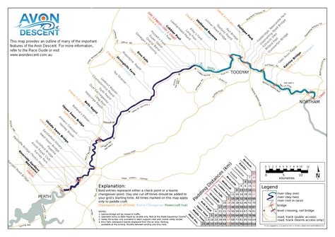 Overview Map 2016 Avon Descent