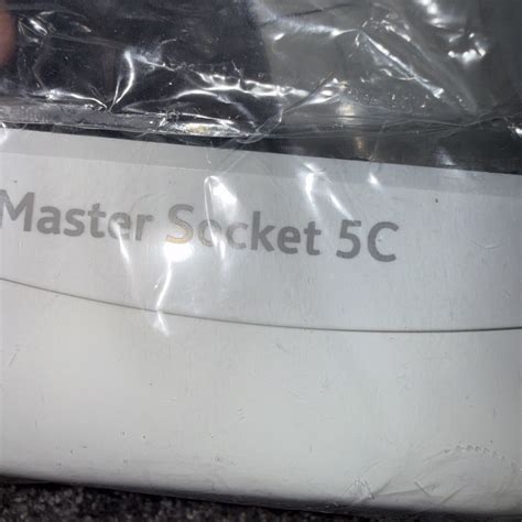 Genuine Bt Openreach Nte5c Master Telephone Socket Mk4 Vdsl Faceplate