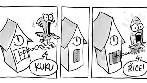 Kreslený Vtip Kukačky Médiumcz