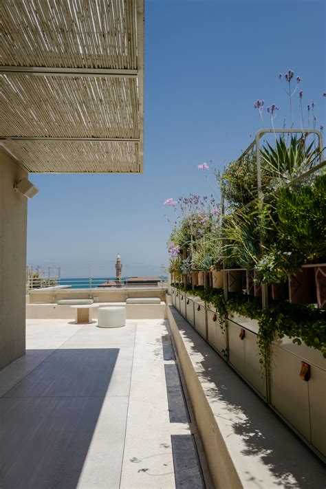 Plaster Walls Of Jaffa Roofhouse Imbue Apartment With History And Warmth
