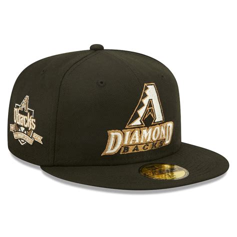 New Era Arizona Diamondbacks Black 10th Anniversary Wheat Undervisor 5
