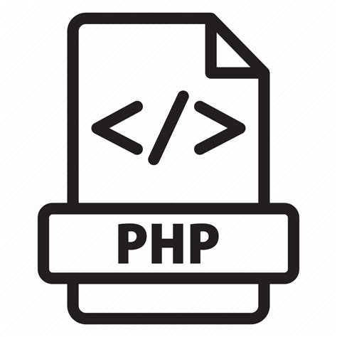 Php Code File Icon Download On Iconfinder On Iconfinder