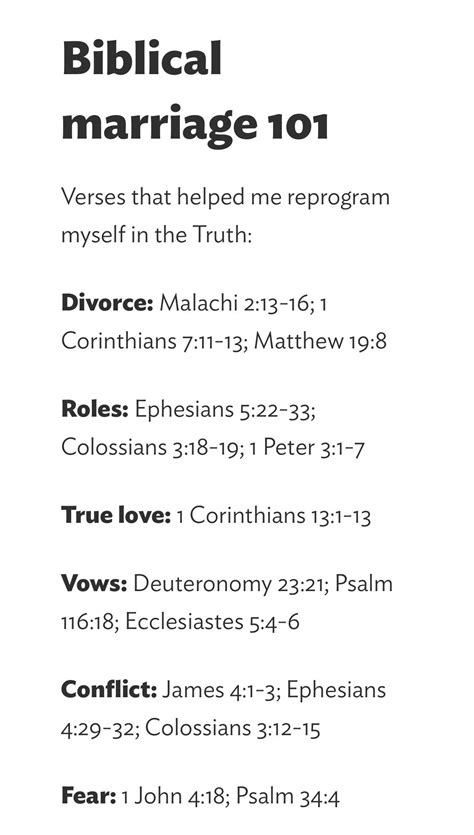 Christian Bible Quotes Biblical Marriage Program