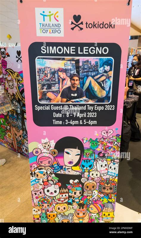 Bangkok Thailand April 9 2023 Display Stand Of Simone Legno
