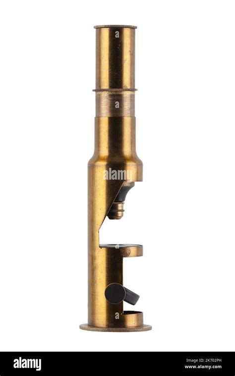 Vintage Brass Microscope Small Hand Microscope From The 20th Century