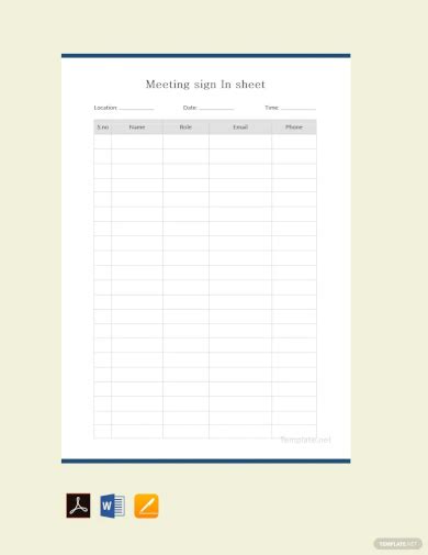 Staff Meeting Sign