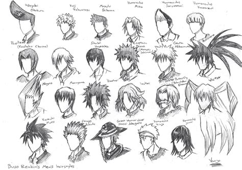 Guy Hairstyles Shonen Hairstyles Common Anime Hairstyles How To
