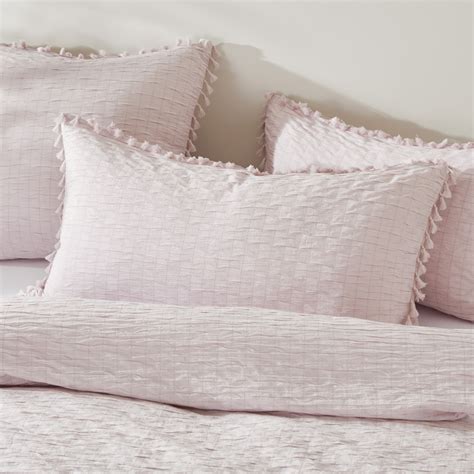 Savanah Ash Violet Quilt Cover Set Separates Adairs