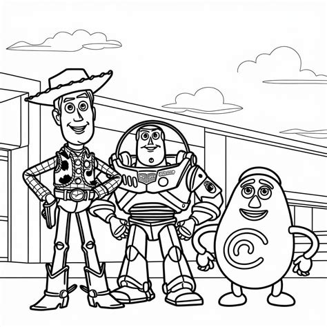 Dibuja A Woody En Toy Story Para Colorear Imprimir E Dibujar Coloringlib