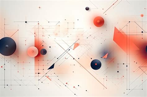 Premium Ai Image Minimalistic Abstract Background With Geometric