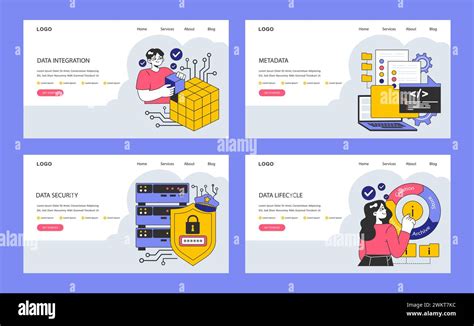 Information Management Web Or Landing Set Data Mining Storage Processing And Security Stages