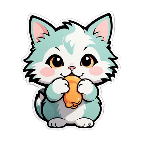 I Made An Ai Sticker Of A Kitten Shushing