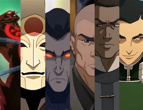 Top 6 Legend Of Korra” Villains Column From The Editor Inreview