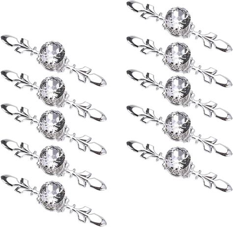 Sumnacon Drawer Dresser Knobs Pull Handles Crystal Glass Diamond