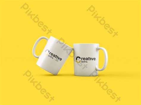 Psd Logo Mockup Coffee Mug Water Cup Texture Effect Photo  Free