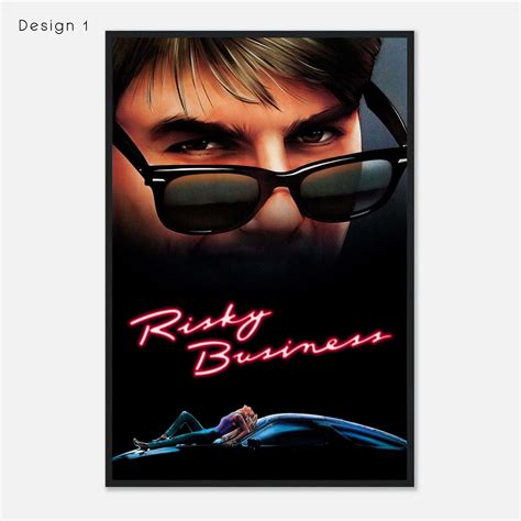 Risky Business 1983 Movie Poster Print Citiesbox