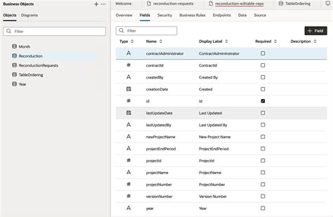 Save And Load Re Ordered Columns Of A Table For Logged Users In Oracle
