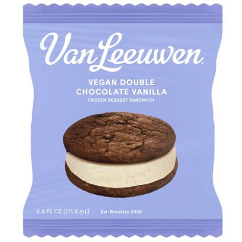 Van Leeuwen Ice Cream Vegan Double Chocolate Vanilla Frozen Dessert