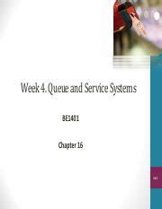 Understanding Queueing Systems: Analyzing Demand, Waiting Times, | Course Hero