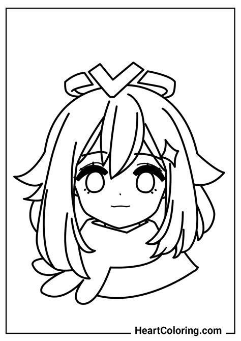 Genshin Impact Coloring Pages Free Printable Pdf