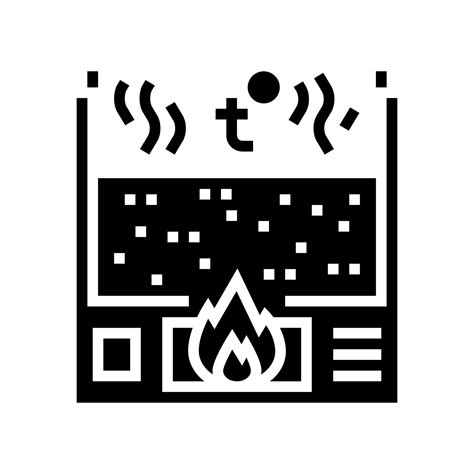 Decomposition Aluminium Production Line Icon Vector Illustration