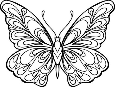 Butterfly Coloring Pages For Adults Printable Earlie Steel