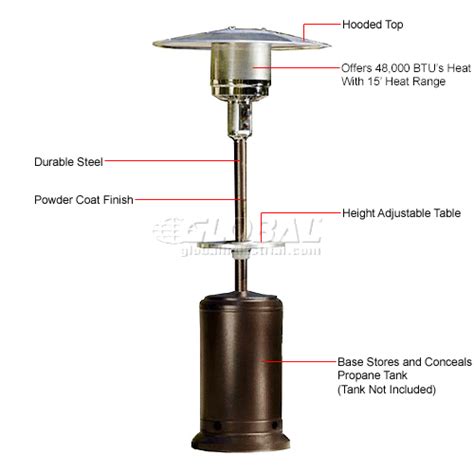 Hiland Patio Heater Model Hlds01 Cg At Beth Anker Blog