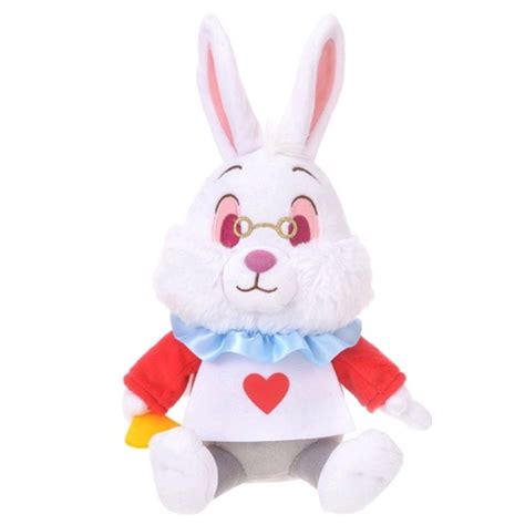 全新 日本迪士尼商店 愛麗絲夢遊仙境 時間兔玩偶 Disney Store兔子先生 四月兔絨毛娃娃 白兔先生公仔擺飾人偶 蝦皮購物