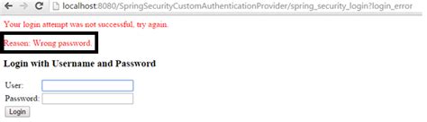 Spring Security Using Custom Authentication Provider Javainsimpleway