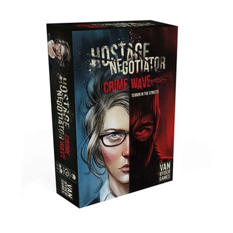 Van Ryder Cardgame Hostage Negotiator Crime Wave Box Exnm