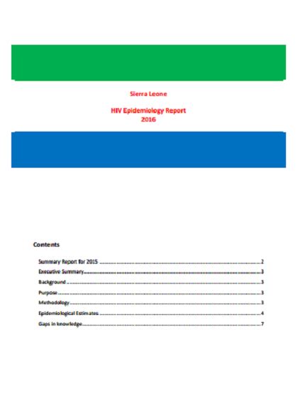 Hiv Epidemiological Report 2016 Who Regional Office For Africa